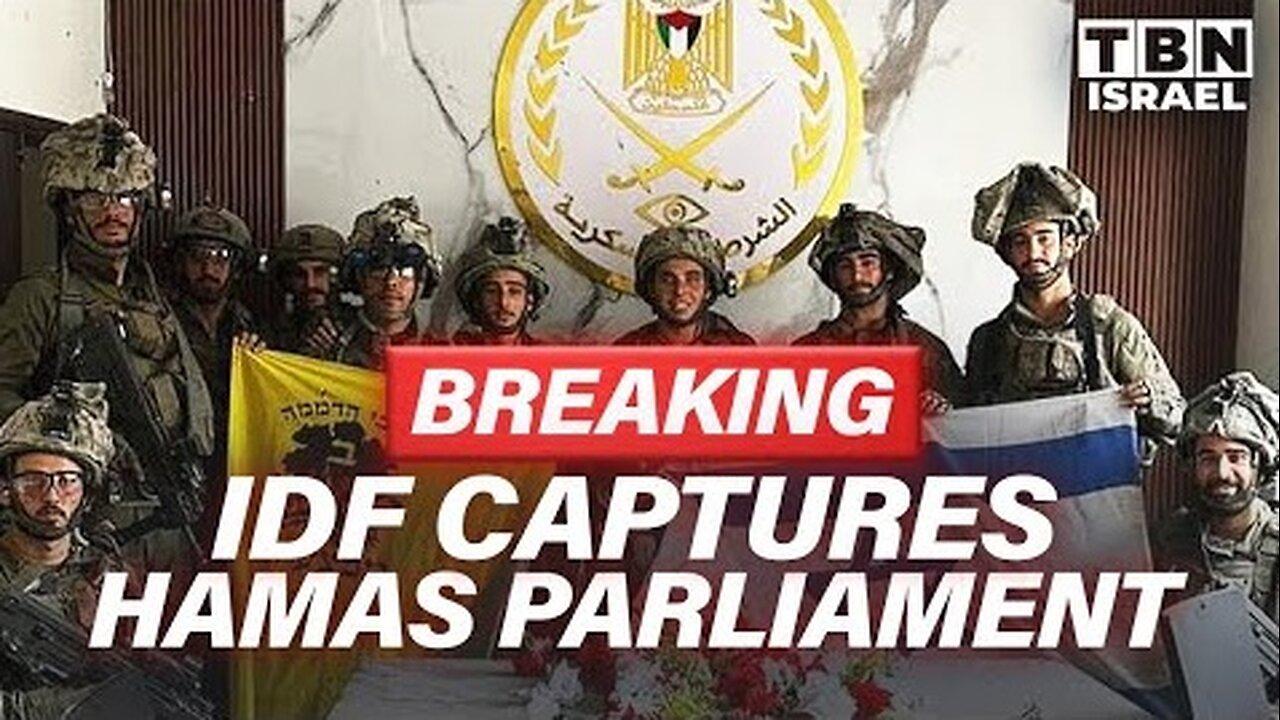 BREAKING: IDF TOPPLES Hamas Monuments Inside - One News Page VIDEO