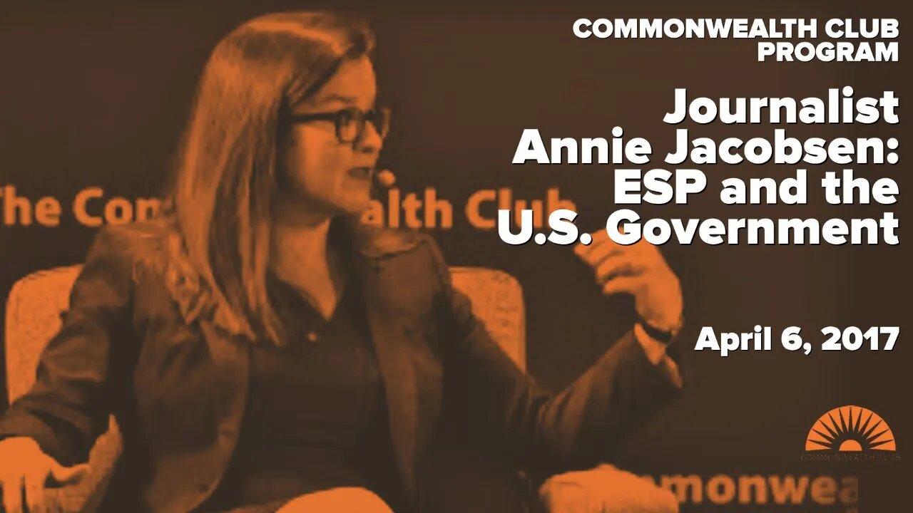 Journalist Annie Jacobsen: ESP and the U.S. - One News Page VIDEO