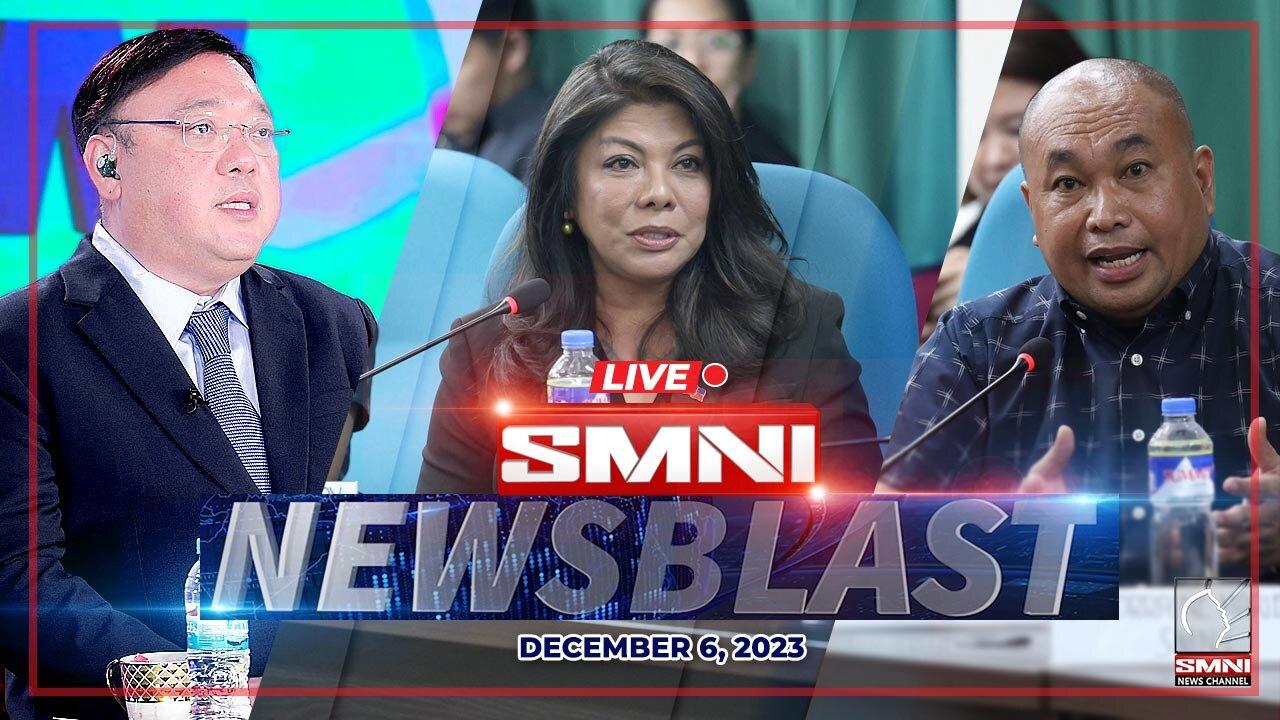 LIVE: SMNI Newsblast | December 6, 2023 - One News Page VIDEO