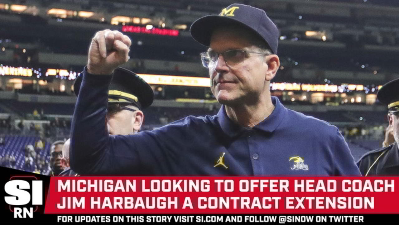 Michigan Working on Extension for Jim Harbaugh - One News Page VIDEO