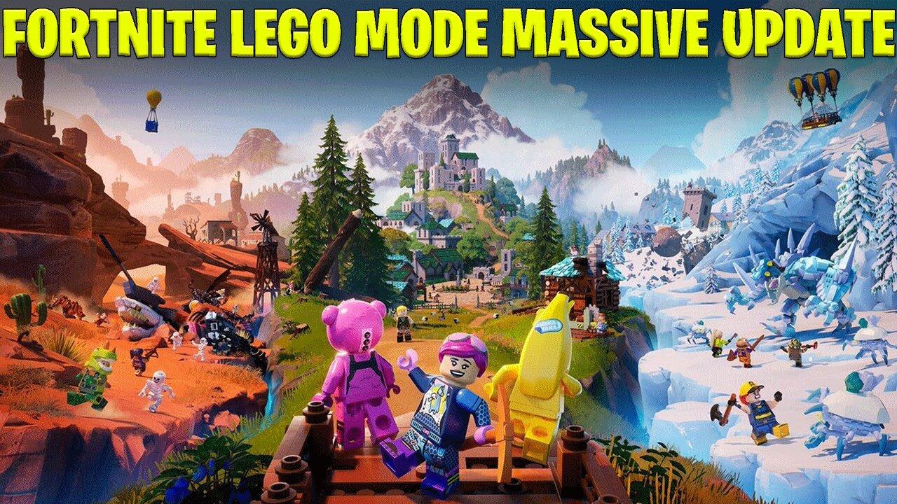 Fortnite Lego LIVE | MASSIVE Lego Mode Update - One News Page VIDEO