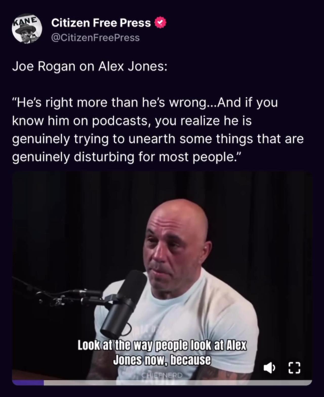 Joe Rogan: Alex Jones - One News Page VIDEO