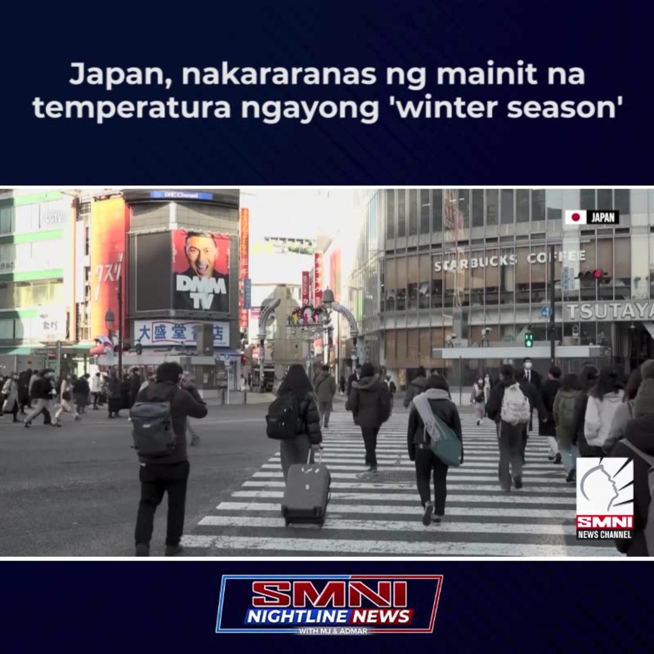 Japan, nakararanas ng mainit na temperatura - One News Page VIDEO