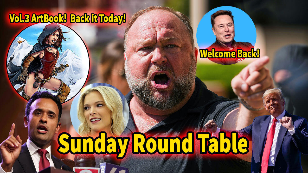 Sunday Round Table, Alex Jones is Back! - One News Page VIDEO