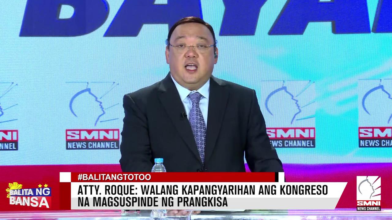 Atty. Roque: Walang kapangyarihan ang Kongreso - One News Page VIDEO