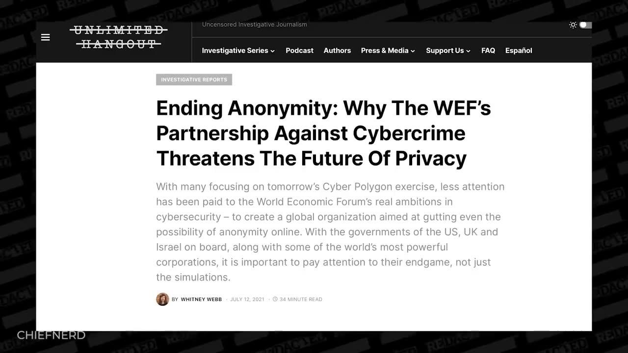 Whitney Webb on How a Cyberattack Could Help - One News Page VIDEO
