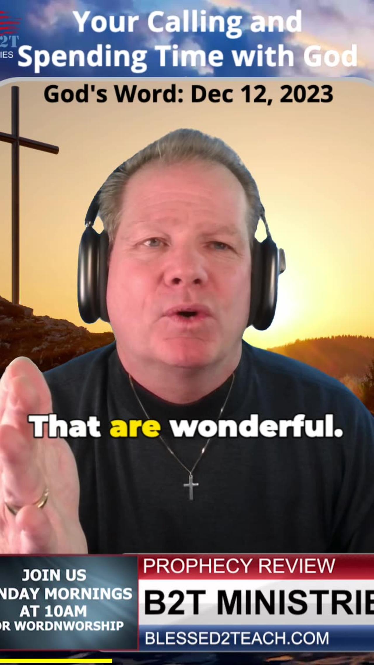 Your Calling and Spending Time with God - One News Page VIDEO