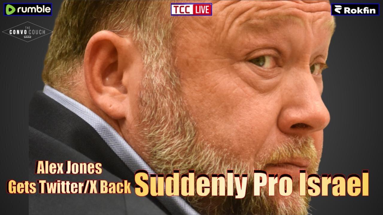 Alex Jones Gets Twitter/X Back & Is Suddenly - One News Page VIDEO