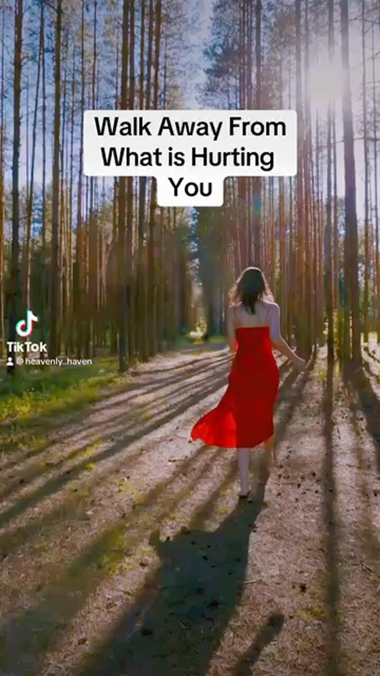 Walk Away from what Is Hurting You - One News Page VIDEO