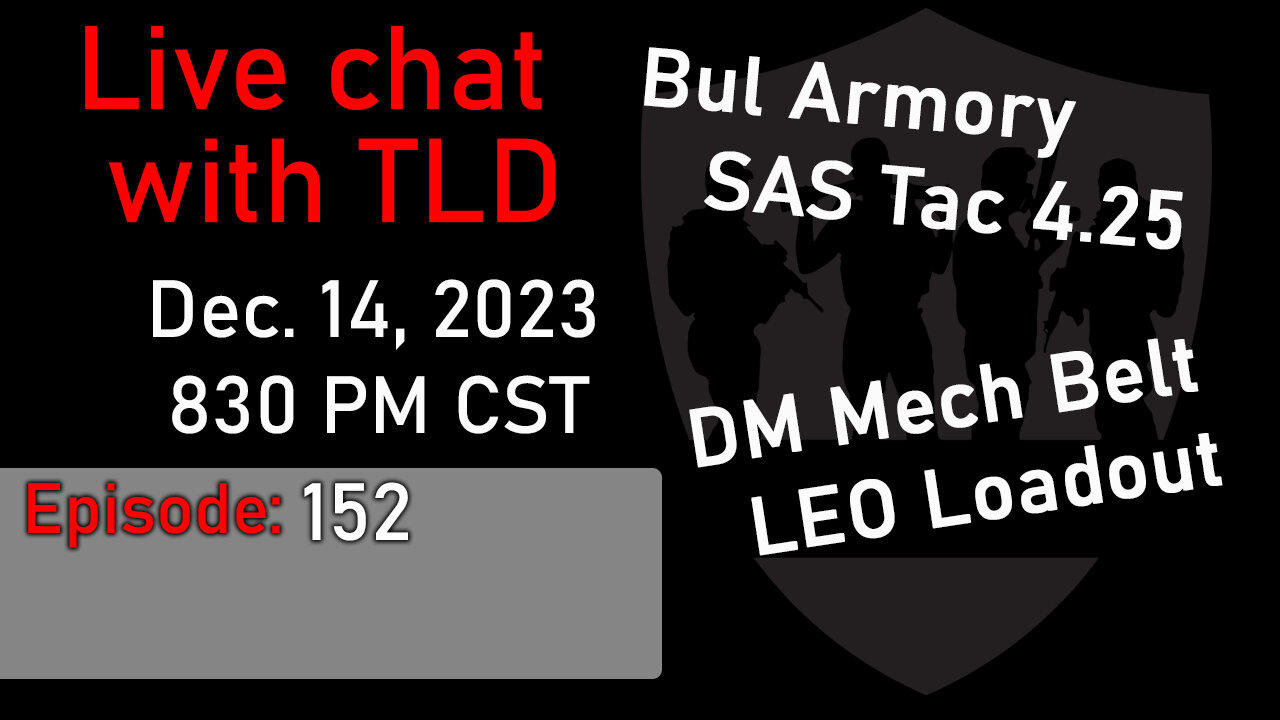 Live with TLD E152: Bul Armory SAS Tac 4.25 and - One News Page VIDEO