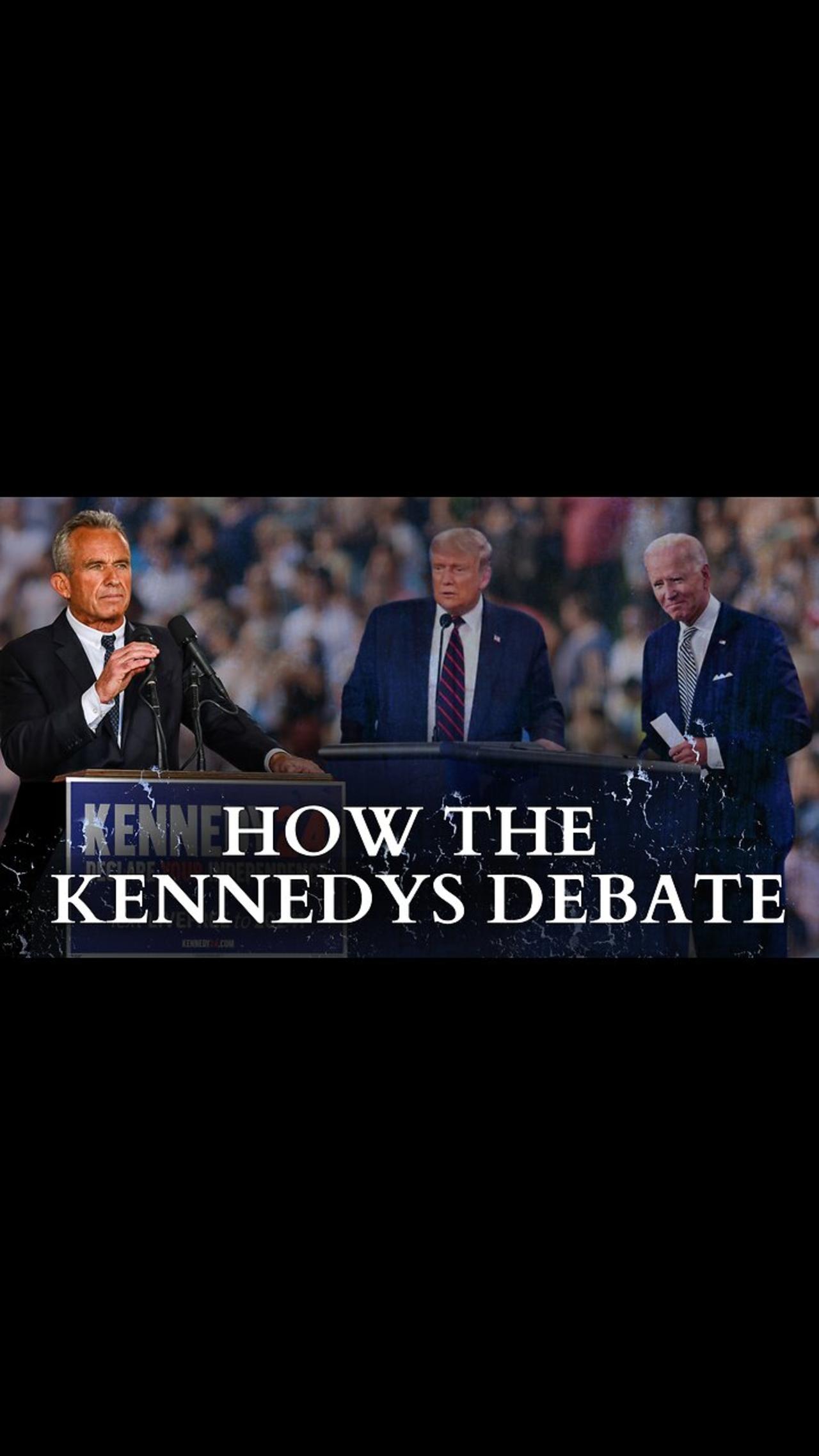 RFK Jr. Describes How The Kennedys Handle Debate - One News Page VIDEO