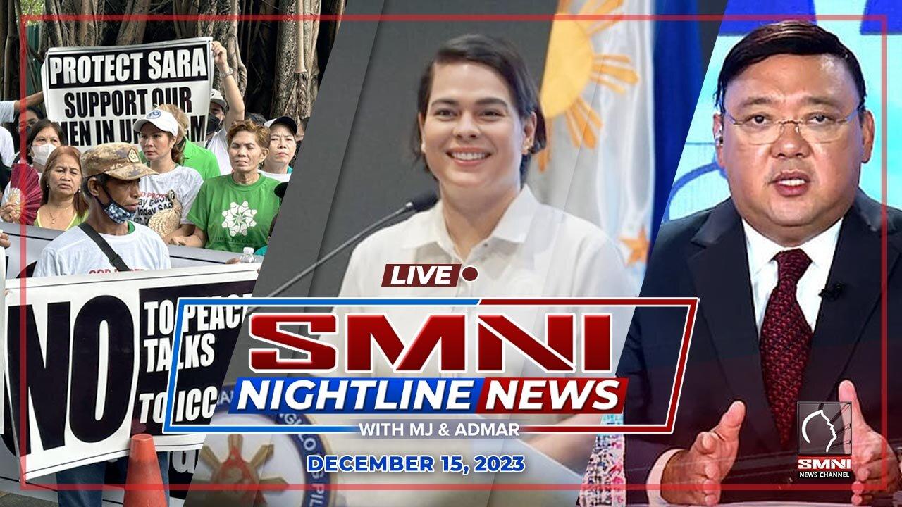 LIVE: SMNI Nightline News with Admar Vilando and - One News Page VIDEO
