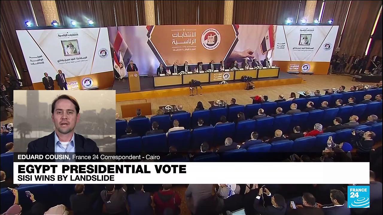Egypt's Sisi wins re-election by landslide in - One News Page VIDEO