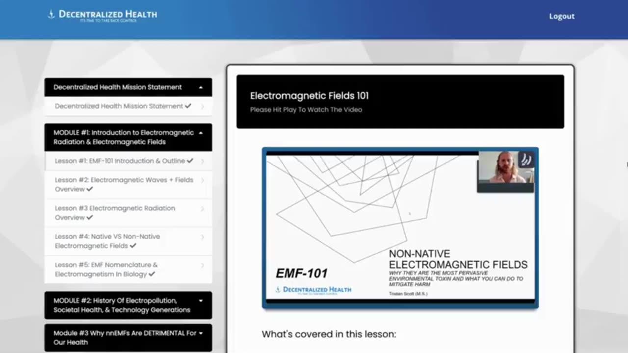 EMF-101 COURSE OFFICIALLY LIVE - One News Page VIDEO