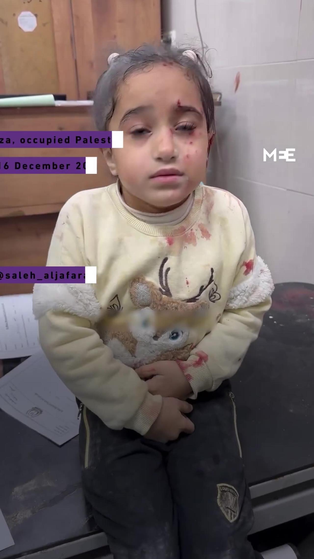 Palestinian kids tremble in fear after surviving - One News Page VIDEO