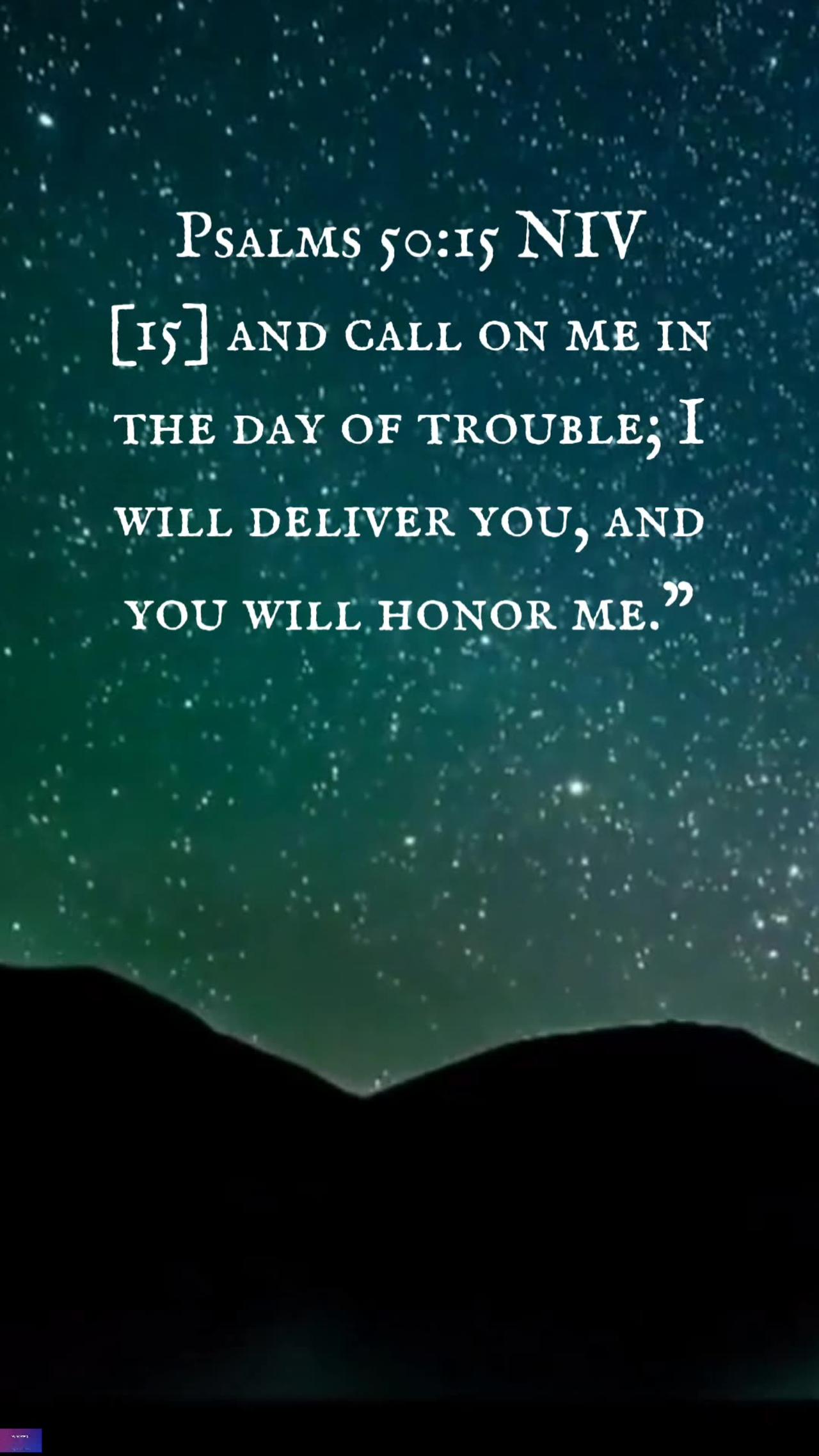 Let me pray for you today with psalms 50 vs 15 - One News Page VIDEO