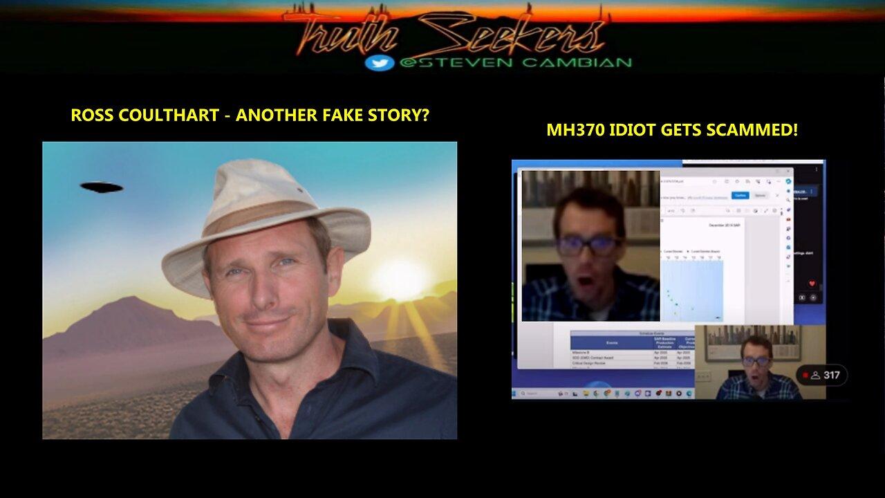 Ross Coulthart, Another fake story? Plus MH370 - One News Page VIDEO