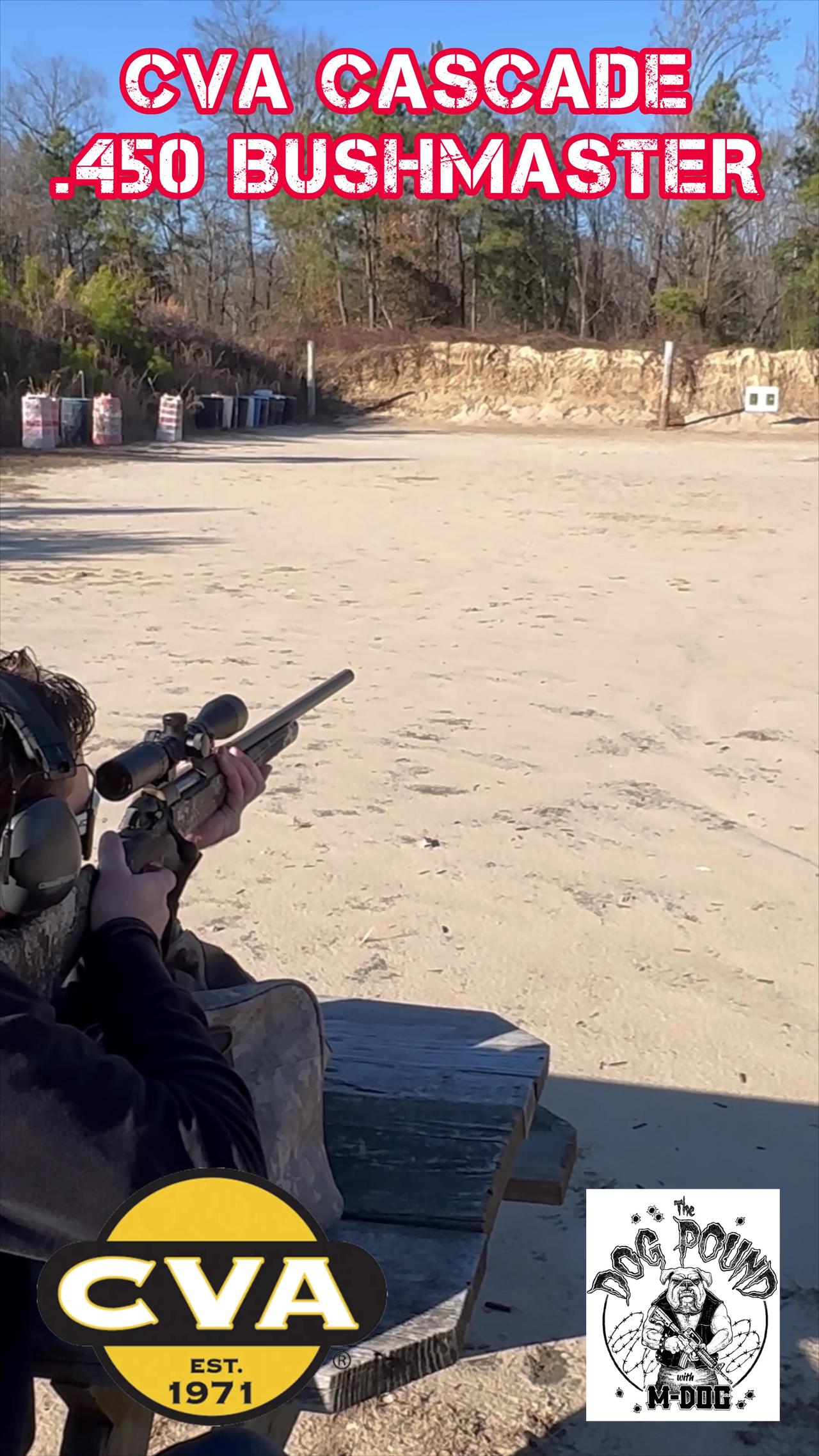 CVA CASCADE CHAMBERED IN 450 BUSHMASTER SHORT! - One News Page VIDEO