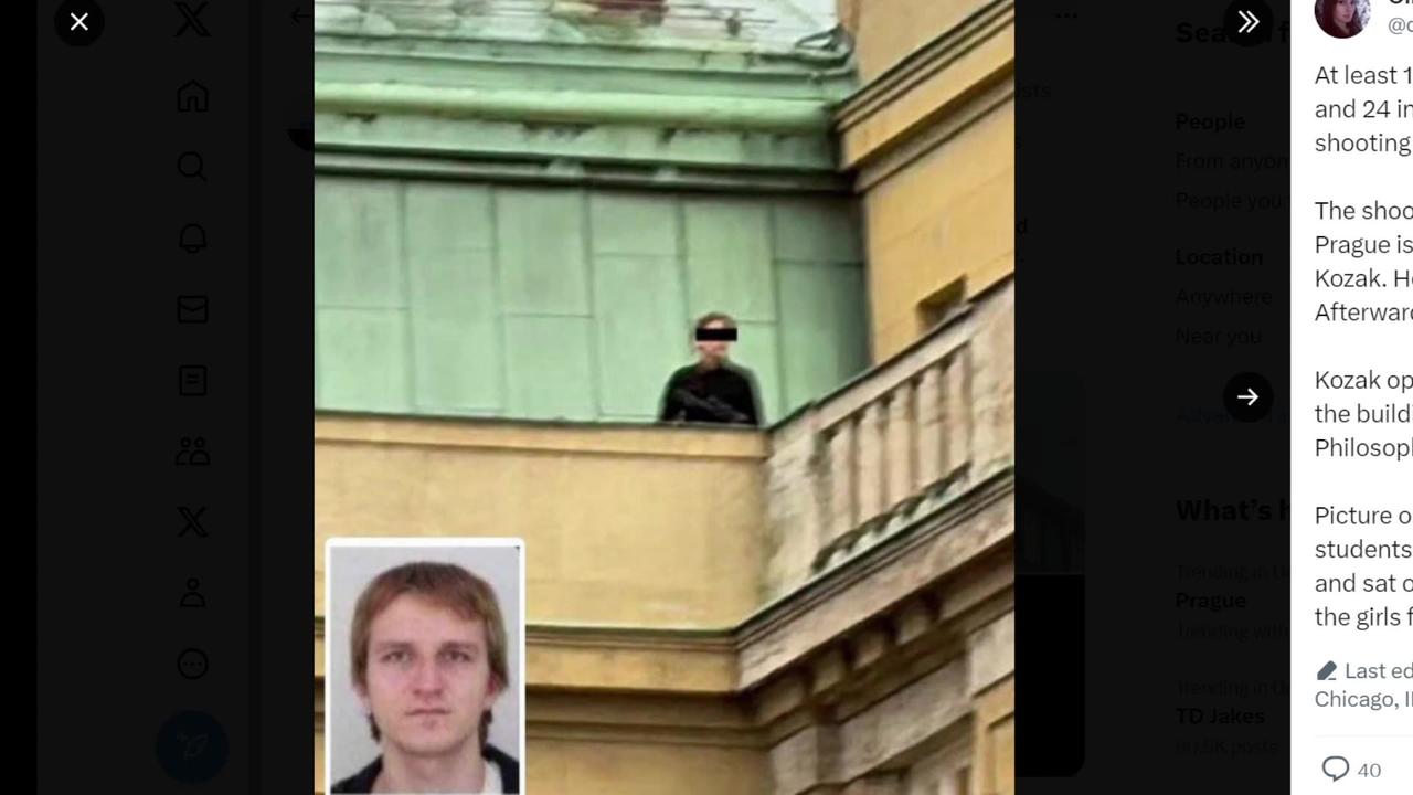 Czech Shooter Identified - One News Page VIDEO