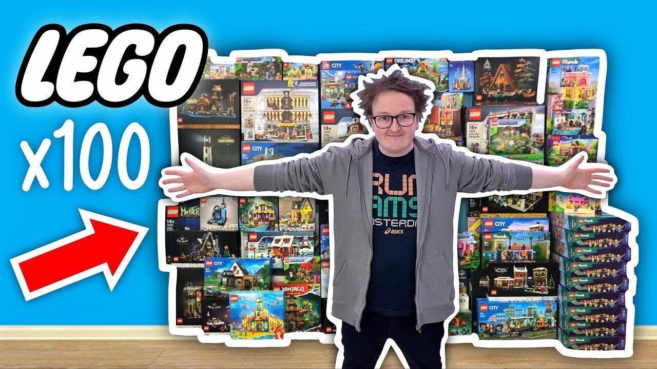I build 100 LEGO buildings!!! - One News Page VIDEO