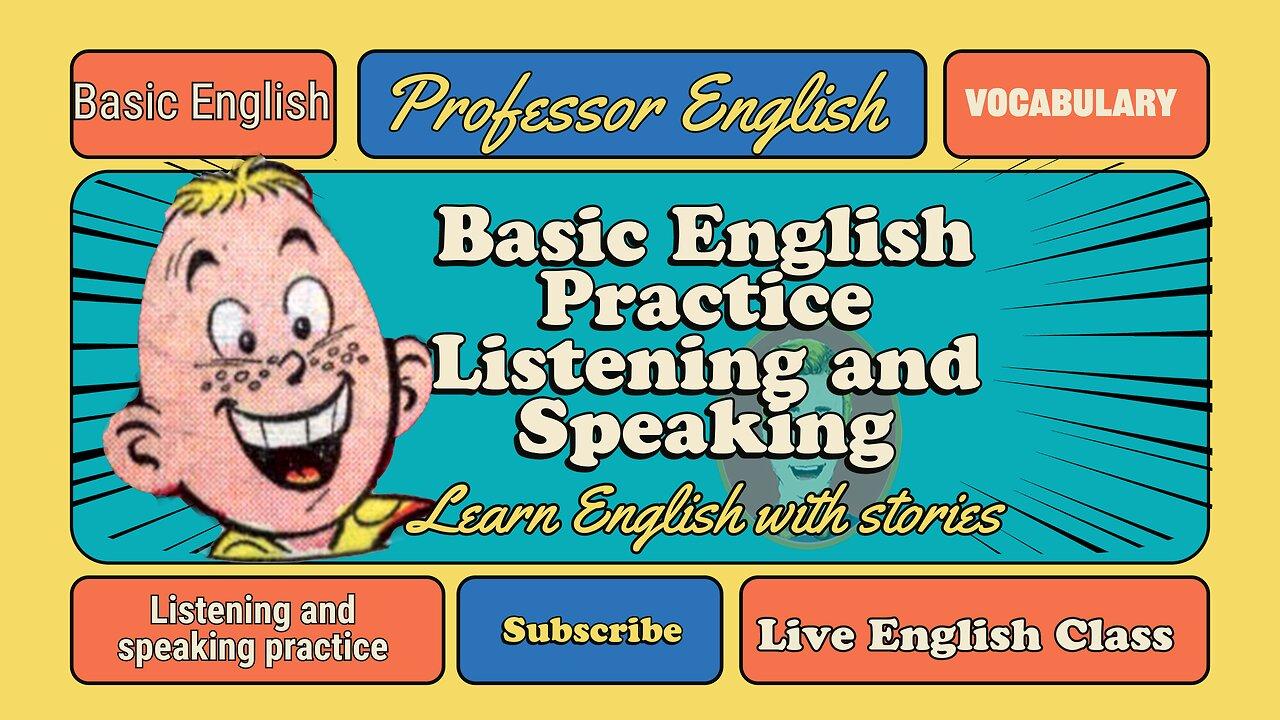 English Class Live! Basic English Practice - One News Page VIDEO