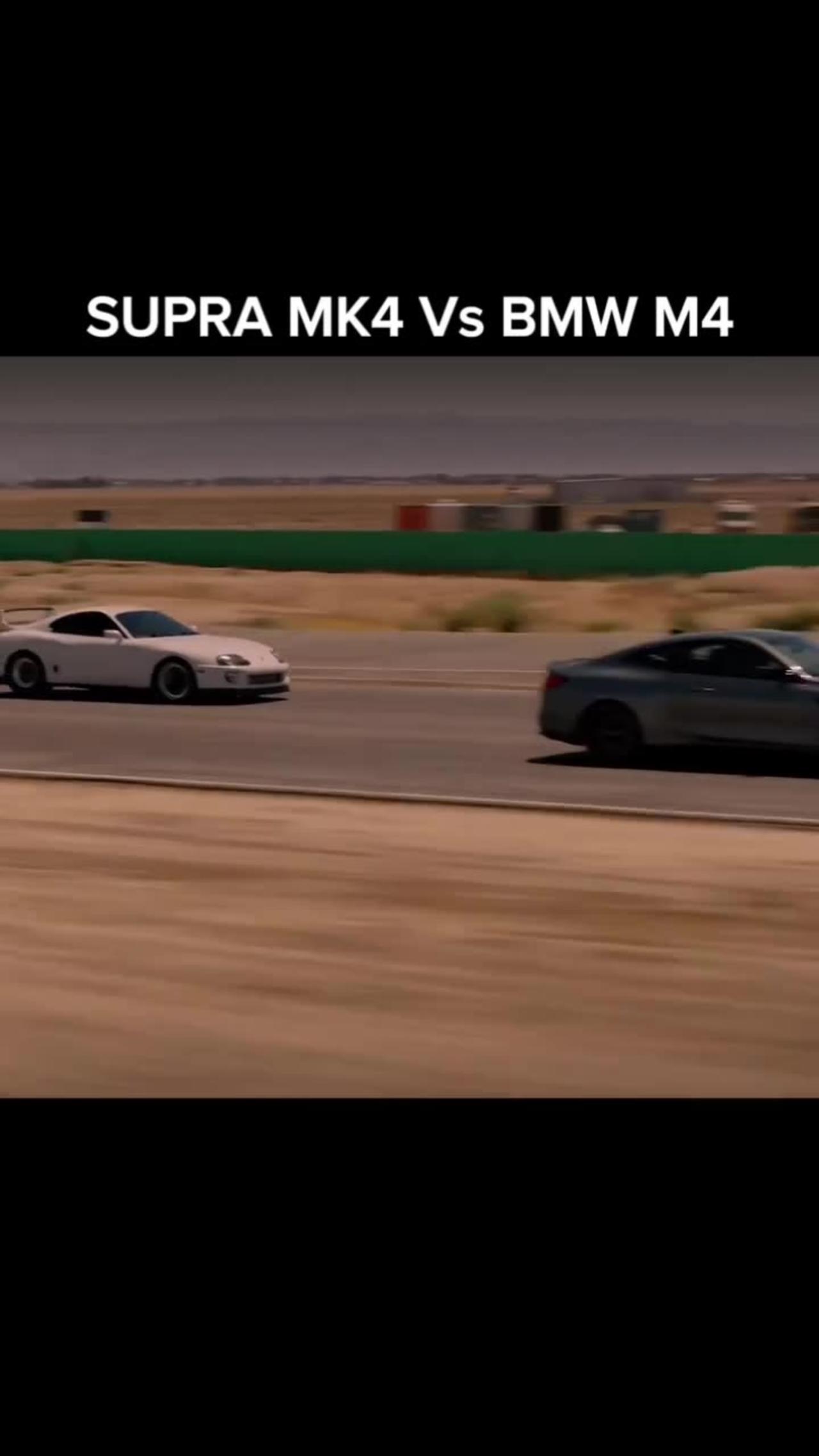 SUPRA MK4 vs BMW M4 - One News Page VIDEO