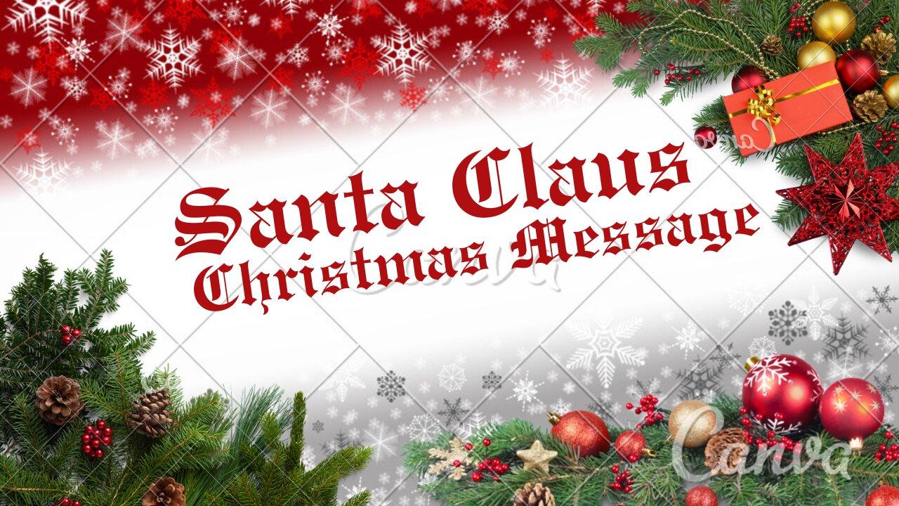 Santa's Christmas Message - One News Page VIDEO