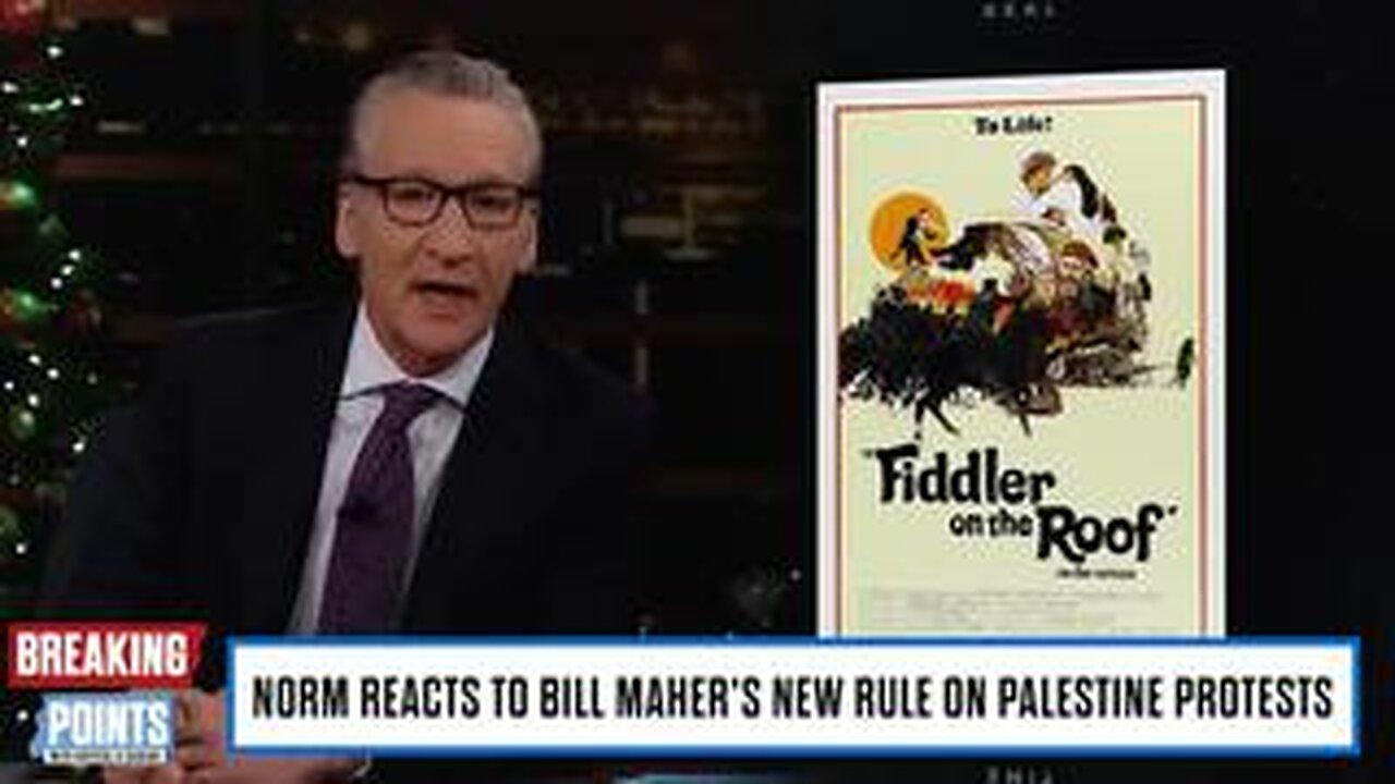 Norm Finkelstein SHREDS Bill Maher's Israel - One News Page VIDEO