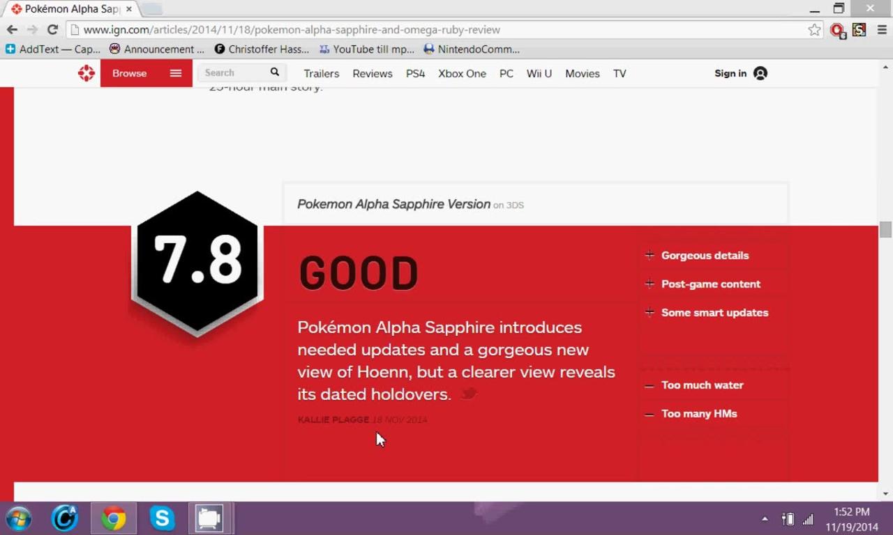 TOO MUCH WATER?! OMEGA RUBY ALPHA SAPPHIRE - One News Page VIDEO