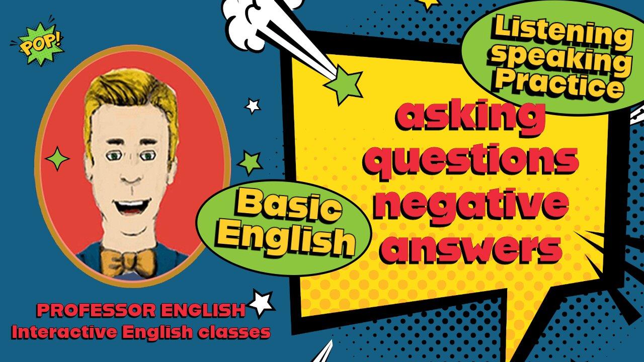 Basic English Practice Asking questions and - One News Page VIDEO