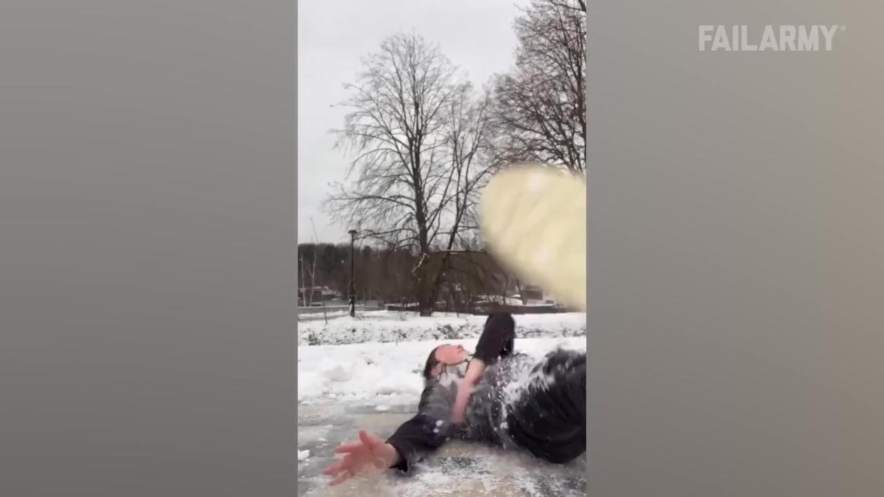 On Thin Ice | Epic Winter Moments & Frozen - One News Page VIDEO