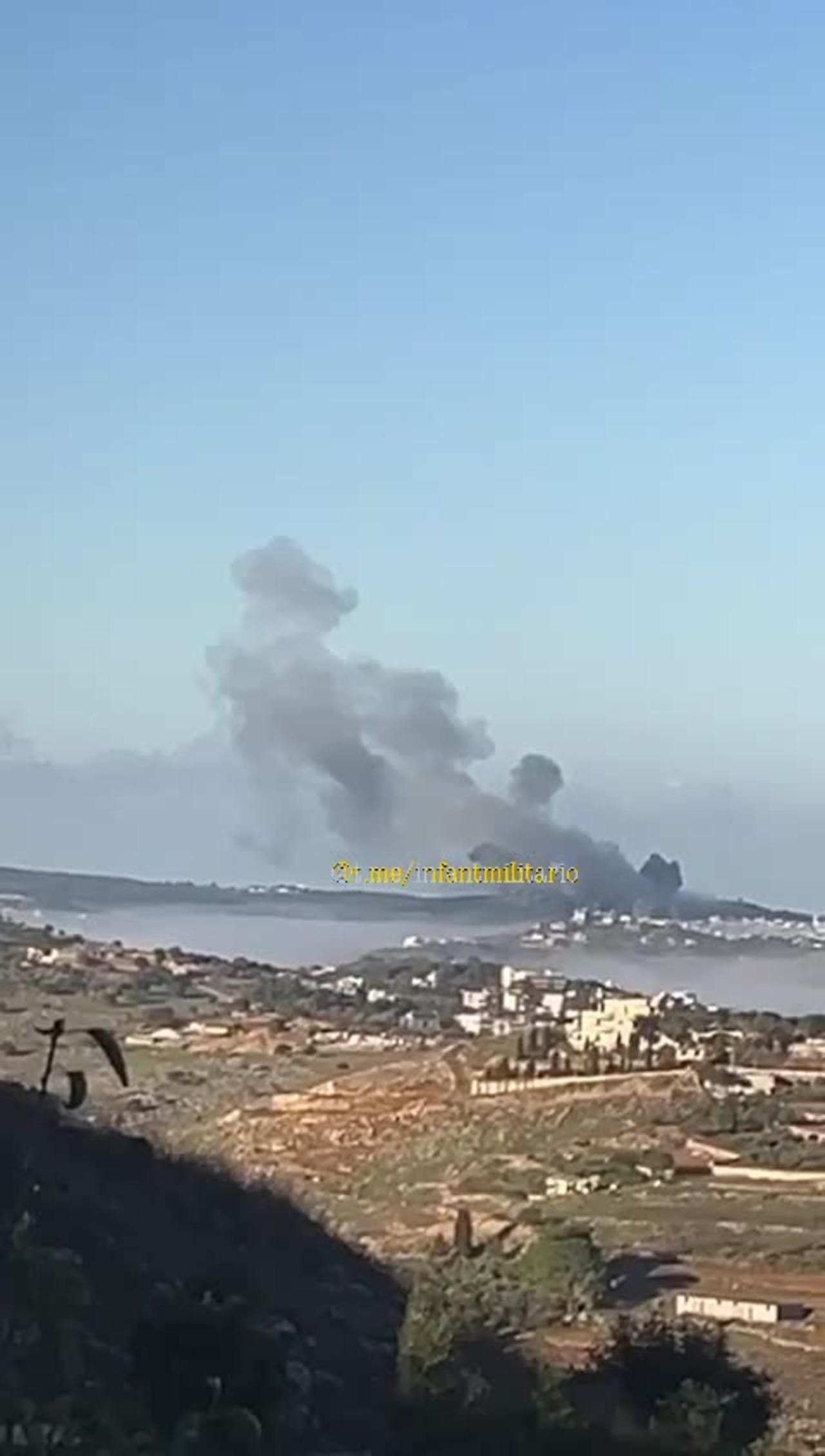 The IDF launched multiple heavy air and - One News Page VIDEO