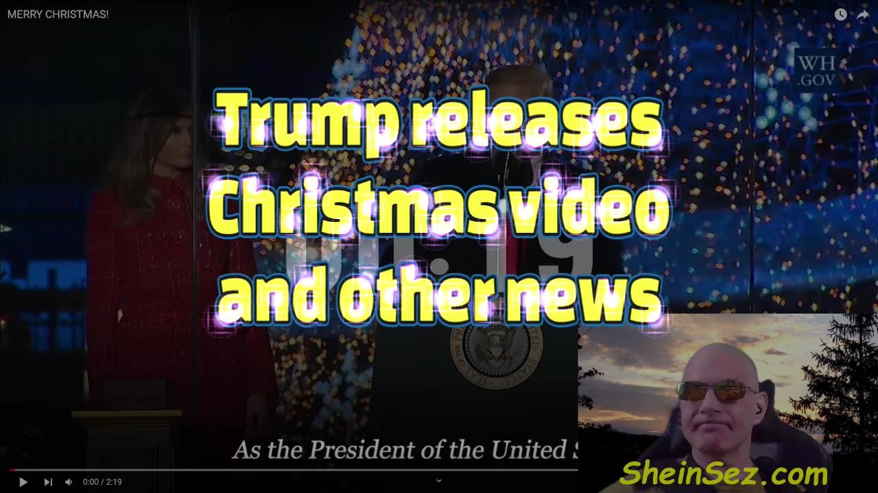Trump releases Christmas video message & - One News Page VIDEO