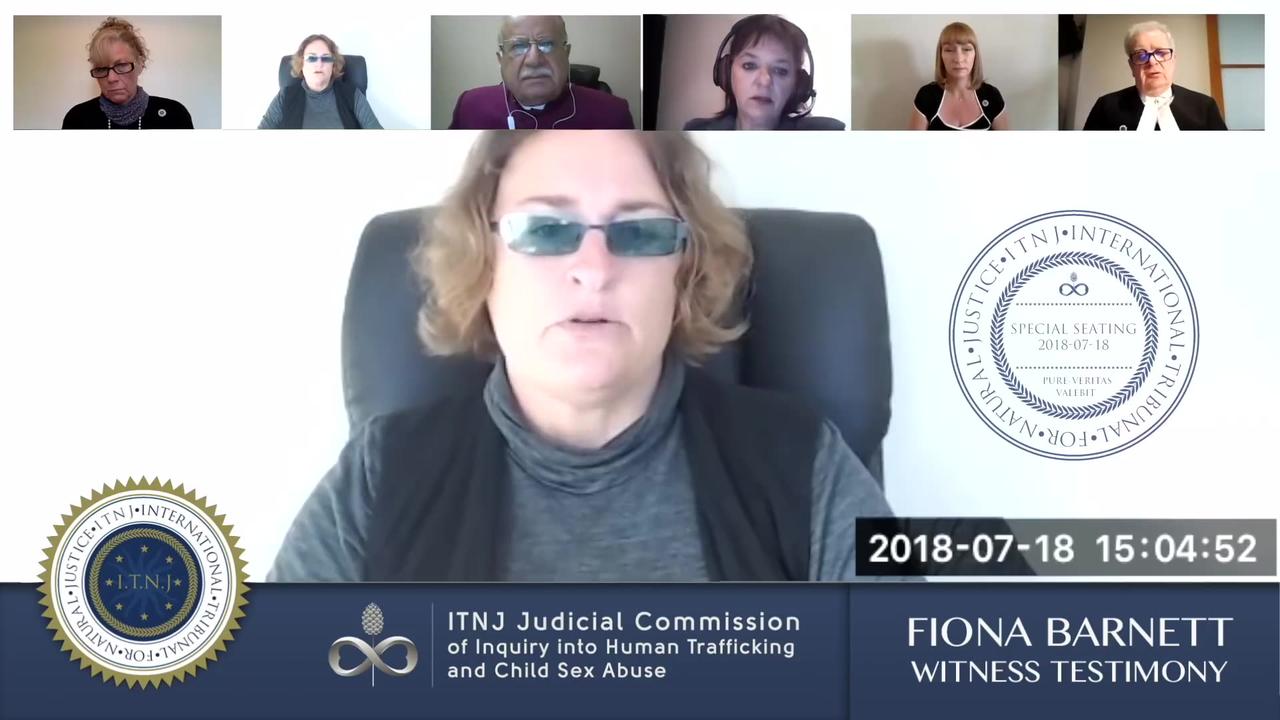 EYE OPENING ITNJ TESTOMONY FROM FIONA BARNETT - One News Page VIDEO