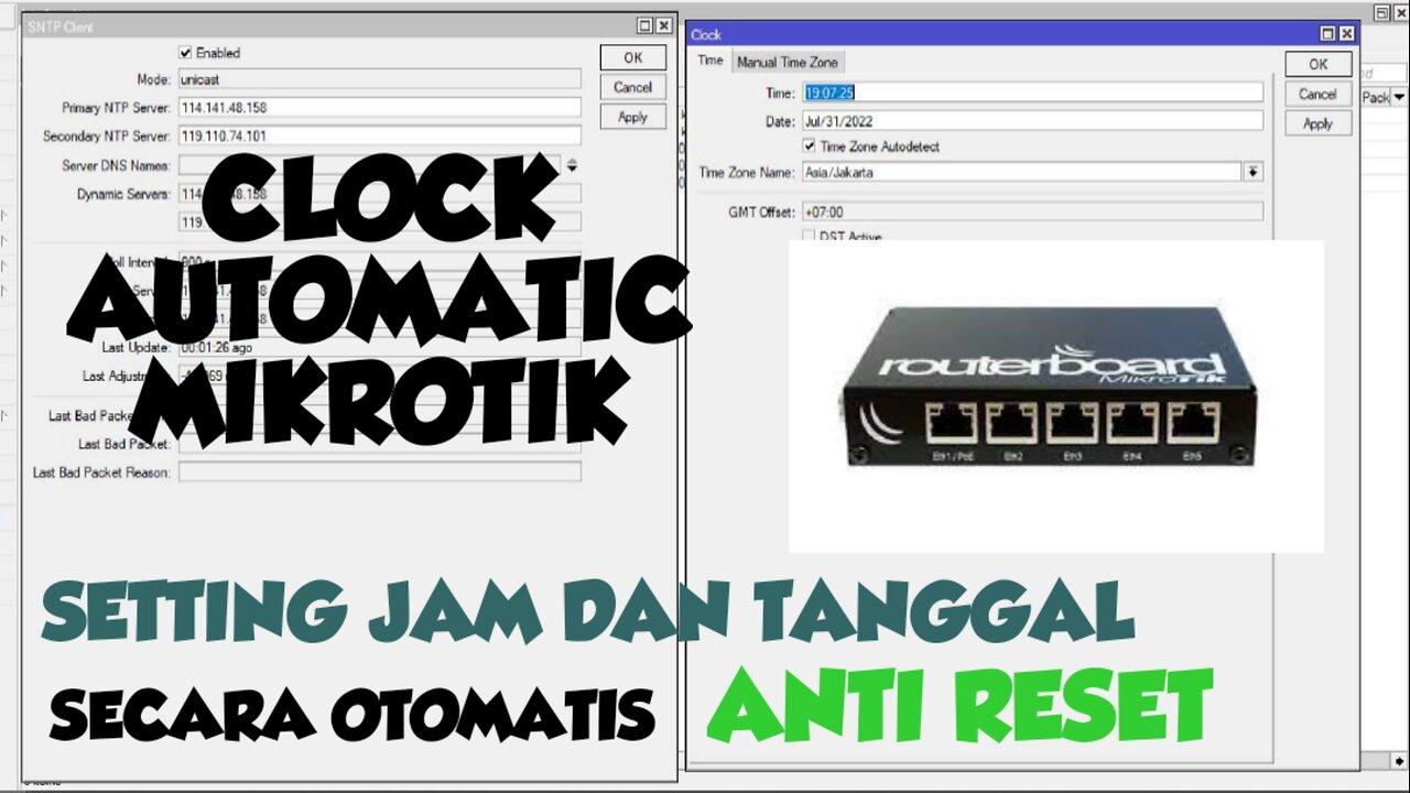How To Set Automatic Clock On Mikrotik One News Page Video