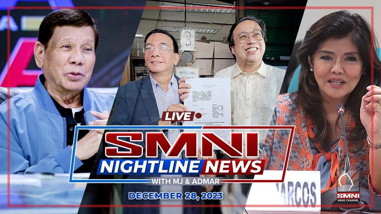 LIVE: SMNI Nightline News with MJ Mondejar and - One News Page VIDEO