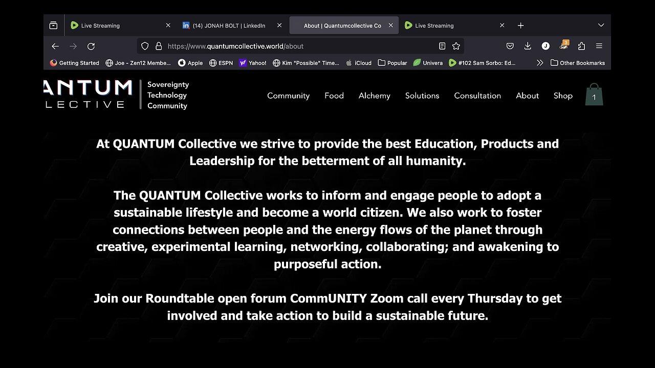 TruthStream Live with Jonah Bolt from Quantum - One News Page VIDEO