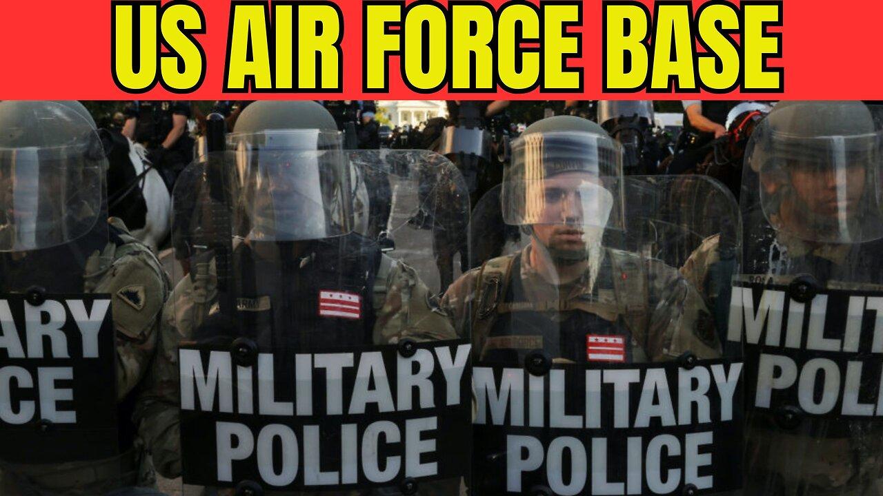 Travis Air Force Base locked down by Protesters - One News Page VIDEO