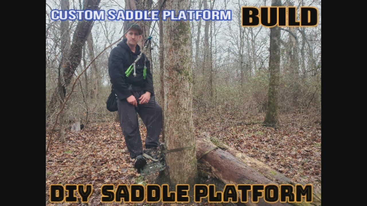 🔥DIY SADDLE HUNTING PLATFORM BUILD 🔥 - One News Page VIDEO