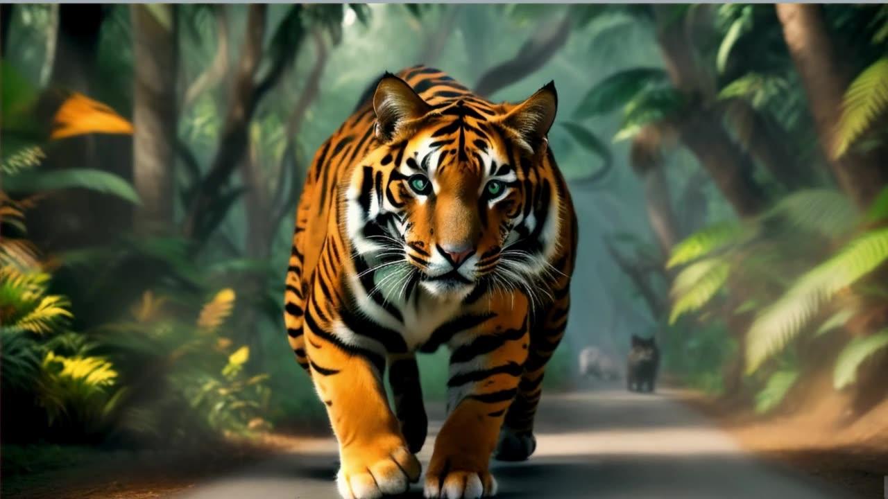 Story of friendship between tiger & cat - One News Page VIDEO