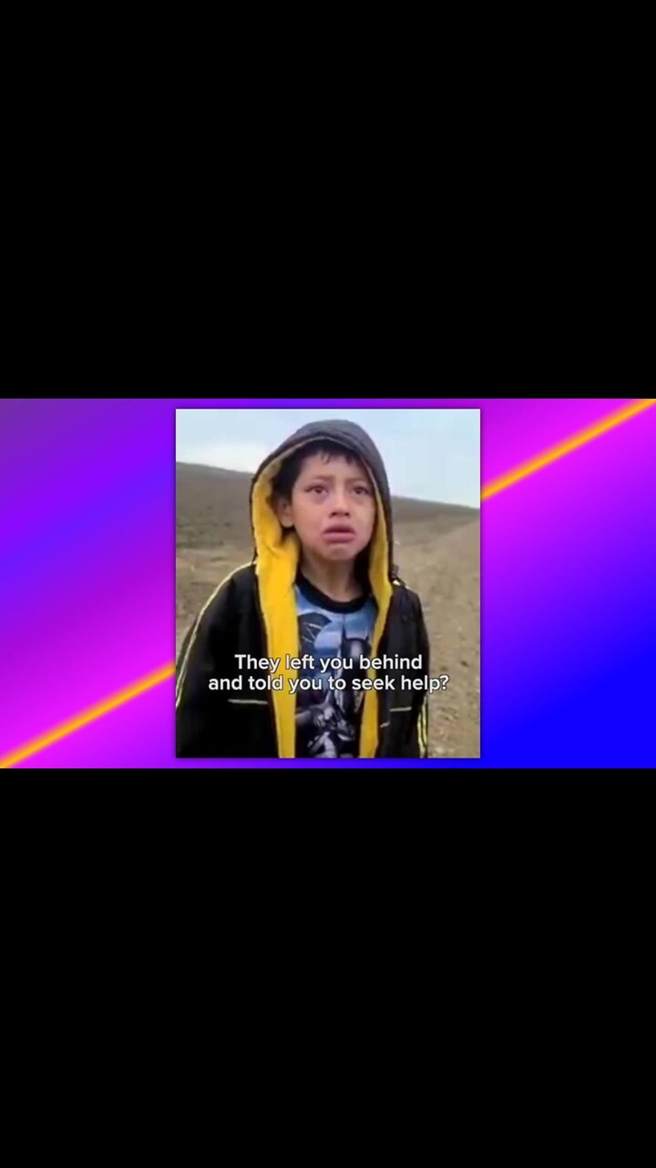 LITTLE BOY FOUND WALKING ALONE ACROSS THE BORDER - One News Page VIDEO