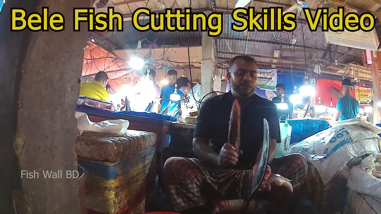 Bele Fish Cutting Skills In Fish Cutting - One News Page VIDEO
