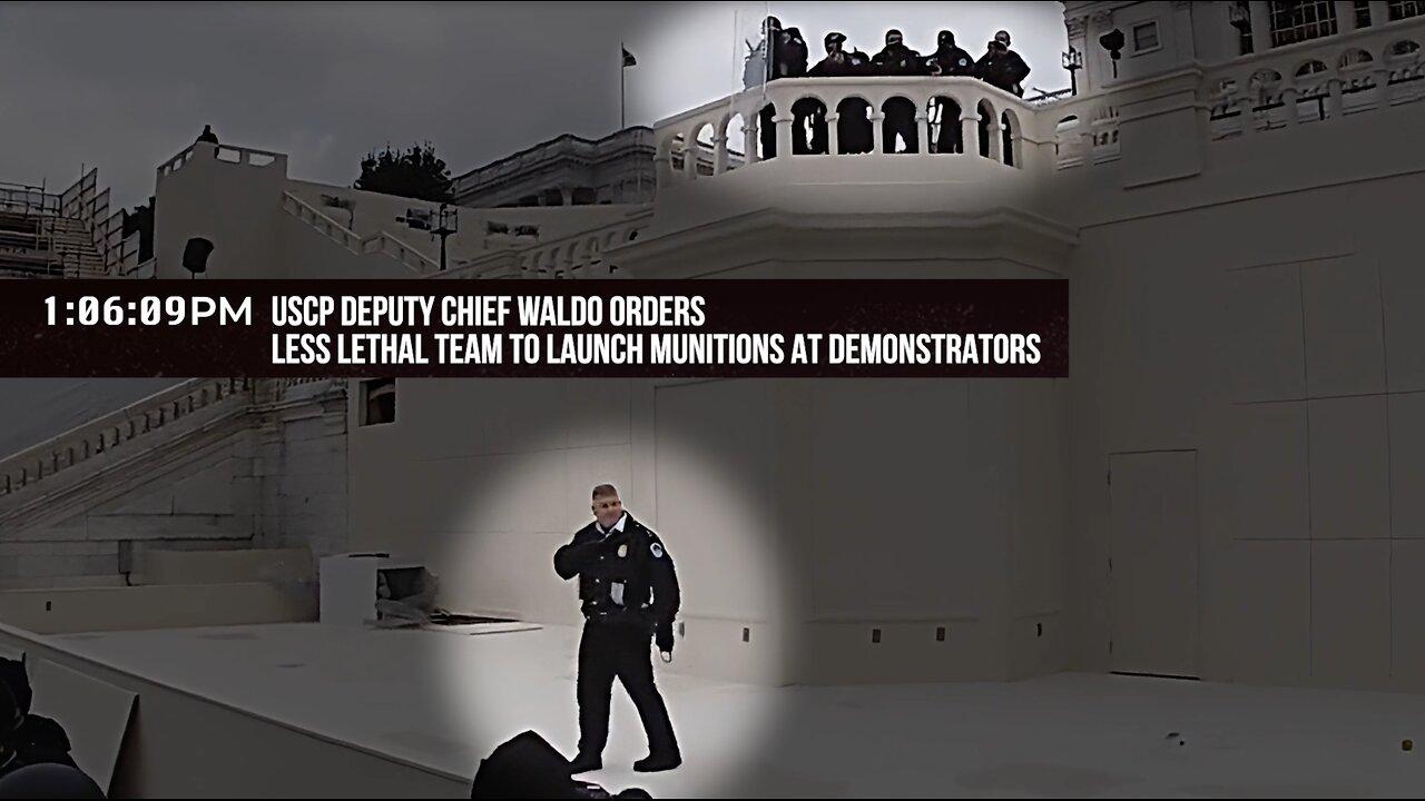 The First Police Violence on January 6th by USCP - One News Page VIDEO