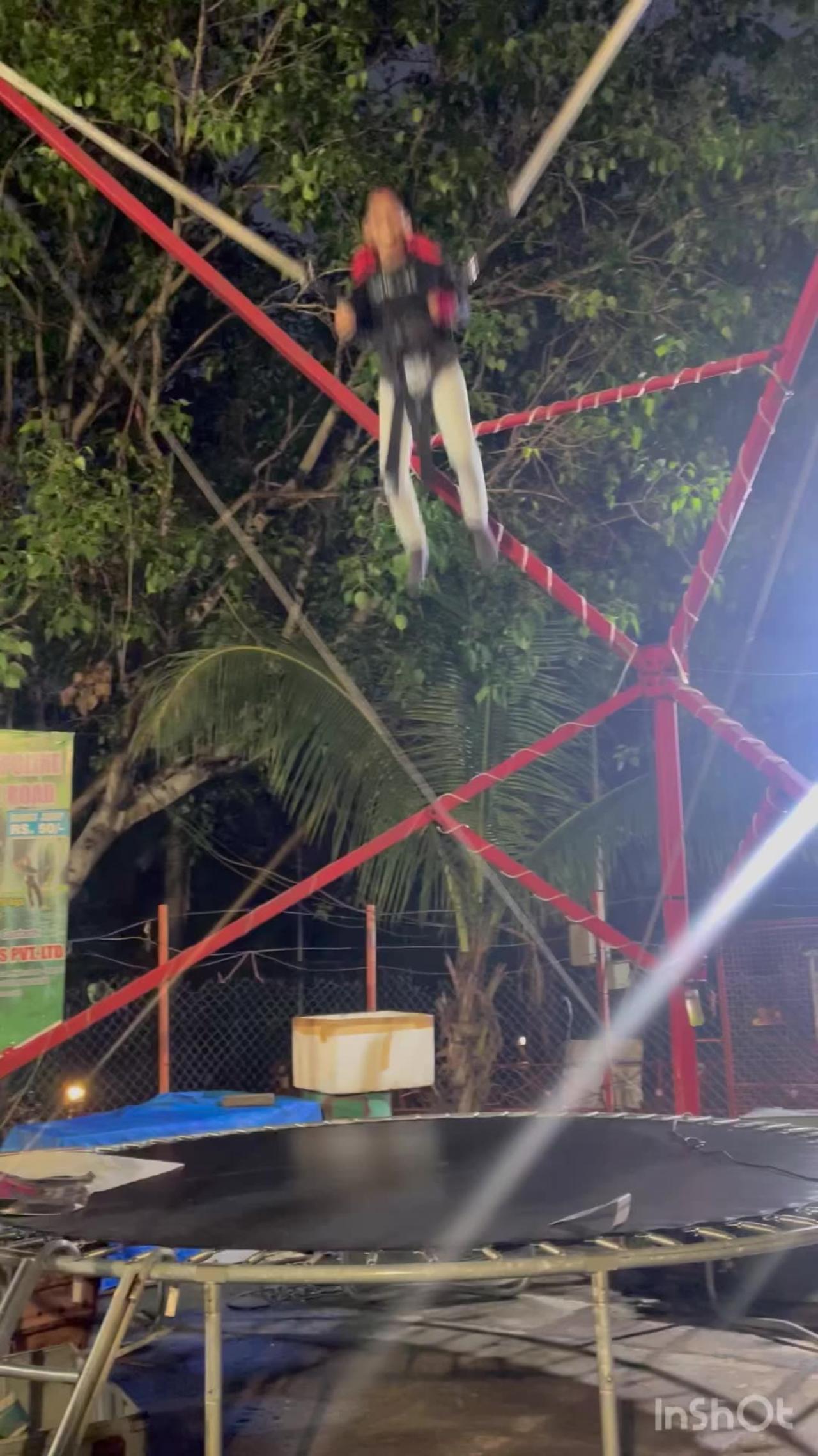 Bungee trampoline amazing fun video - One News Page VIDEO