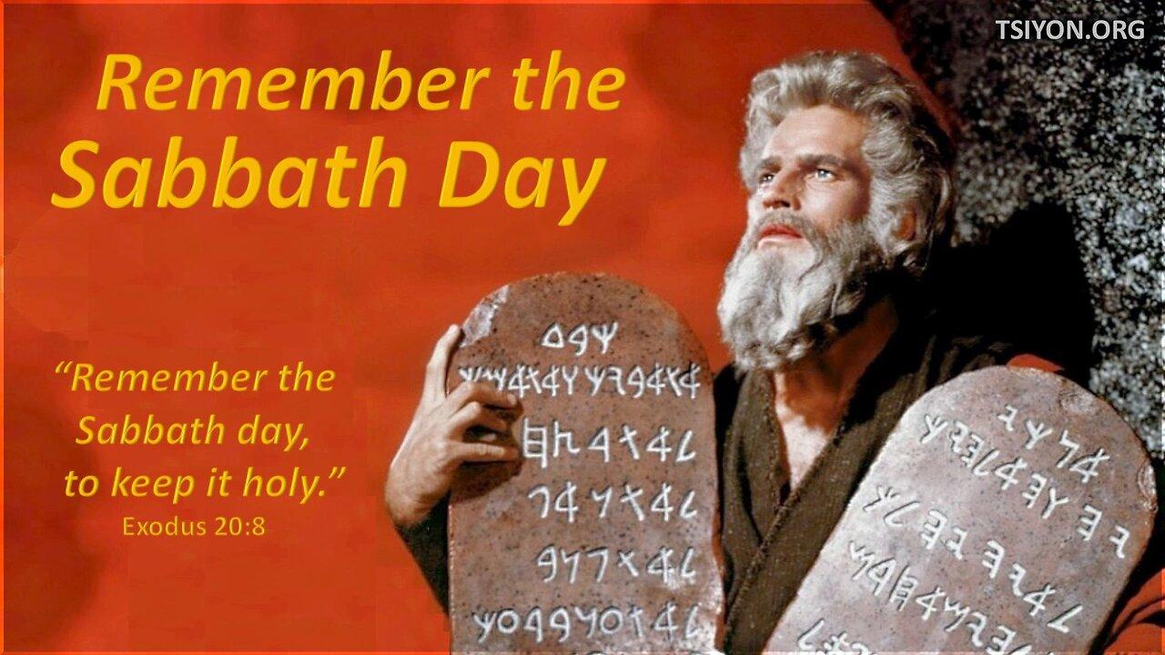 Remember the Sabbath Day - Exodus 20:8 - One News Page VIDEO
