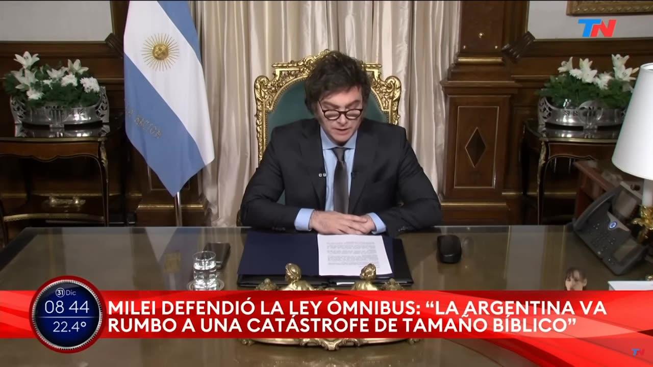 Javier Milei Speaking in English - One News Page VIDEO