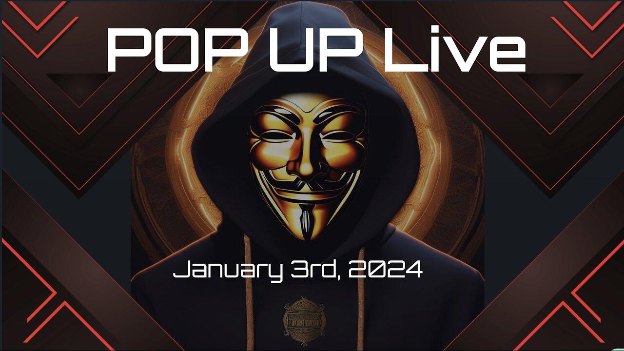 POP UP Live! January 3rd, 2024 - One News Page VIDEO