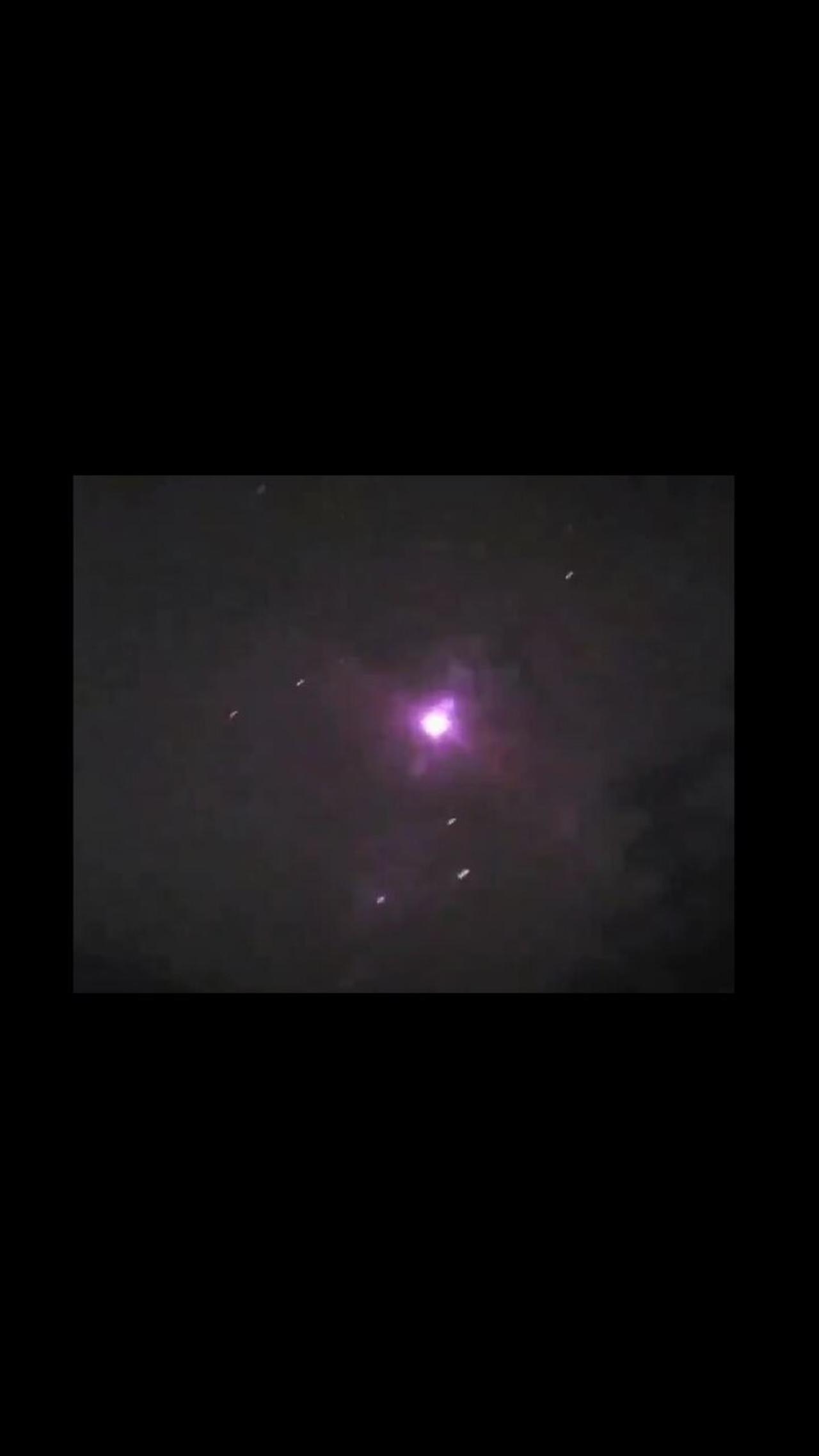 A strange purple phenomenon was captured in the - One News Page VIDEO