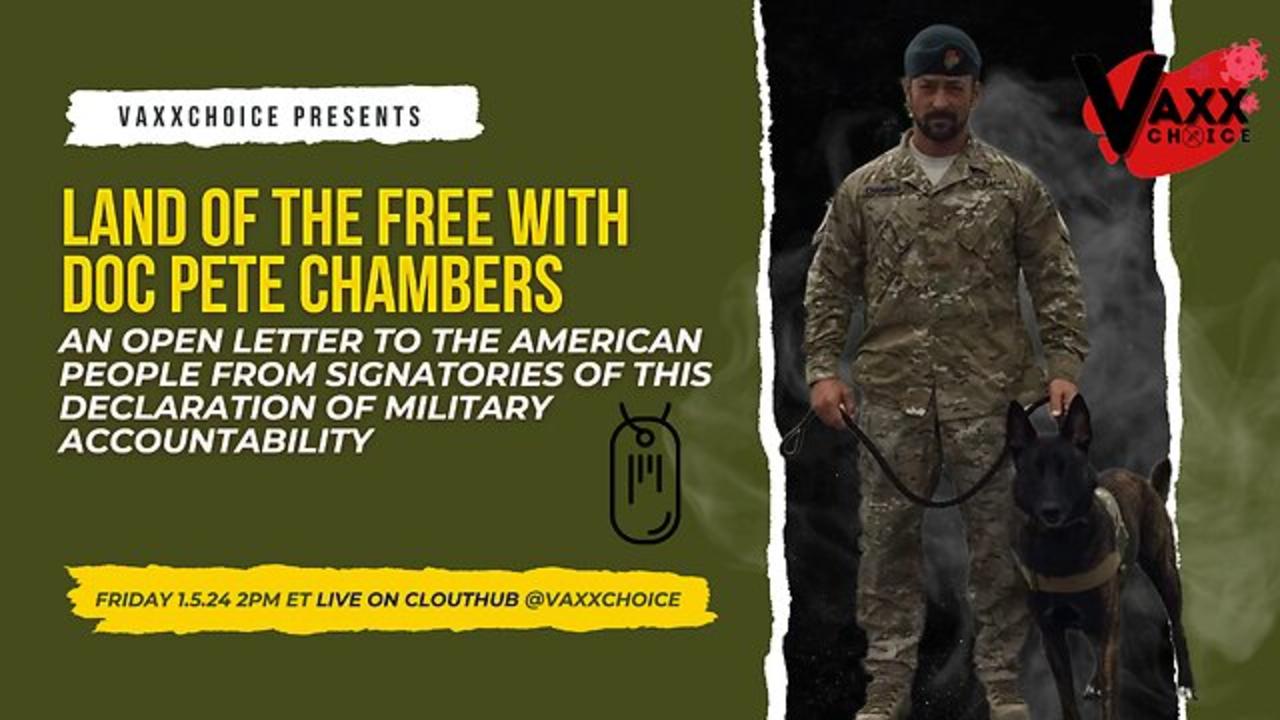 LAND OF THE FREE WITH DOC PETE CHAMBERS - One News Page VIDEO