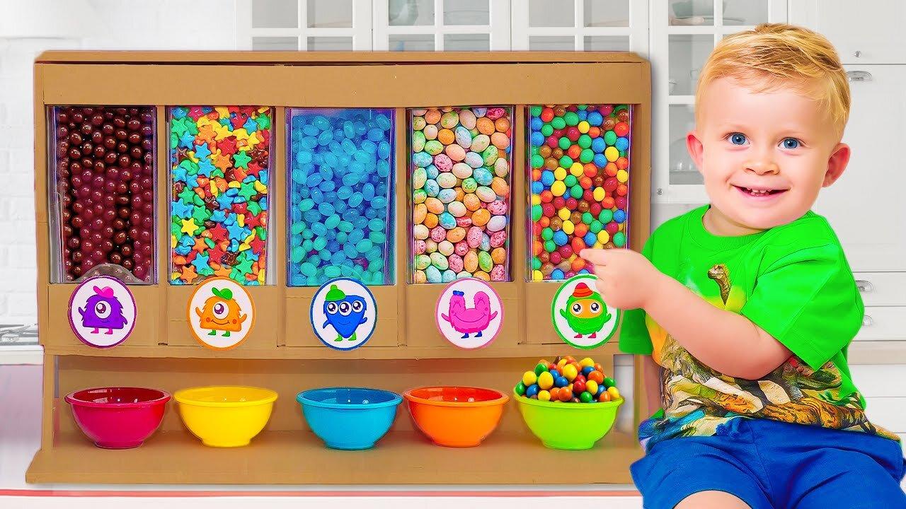 Oliver and Mom Kids Story about sweet machine - One News Page VIDEO